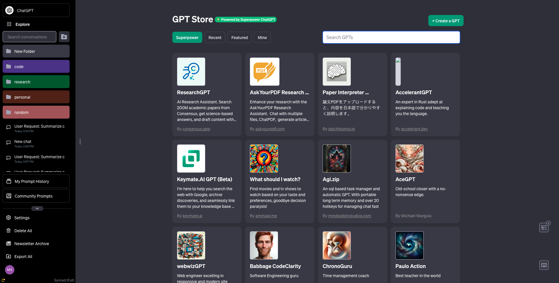 AI, We Need to Talk: Where are The Folders in ChatGPT? : r/ChatGPTPro